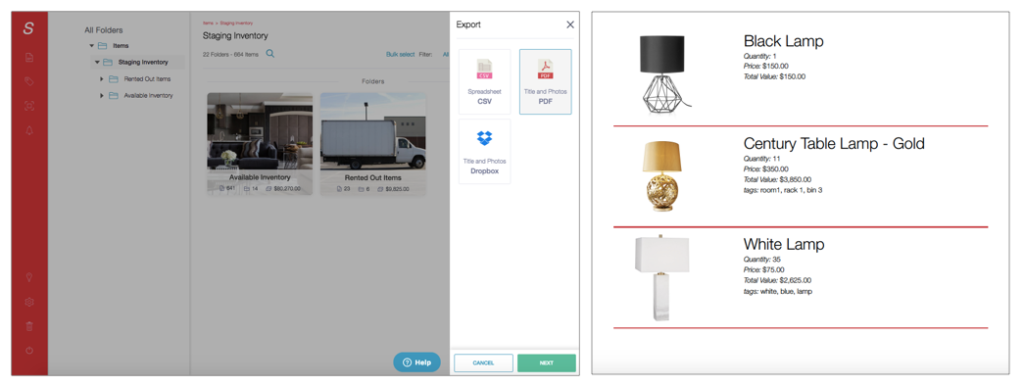 How Interior Design & Staging Companies Track Inventory with Sortly Pro